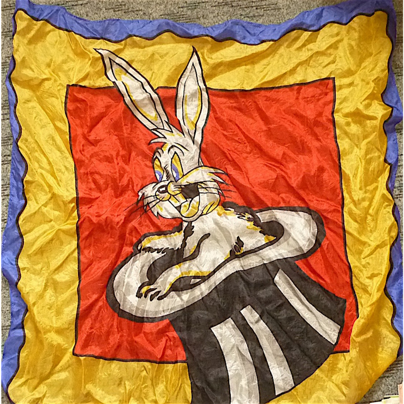 Hase In Zylinder Motivtuch 90x90 Sic Verlag Und Sicond hand hase-in-zylinder-motivtuch-90x90-sic-verlag-und-sicond-hand